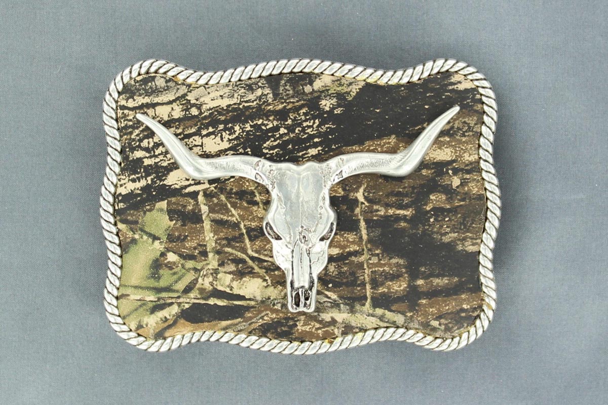 MF Western Camo Cow Head Buckle Style 37964