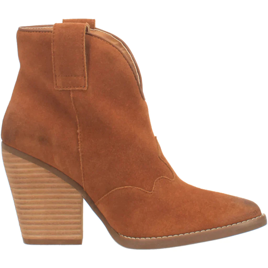 DINGO FLANNIE WHISKY LEATHER BOOTIE STYLE DI342BN