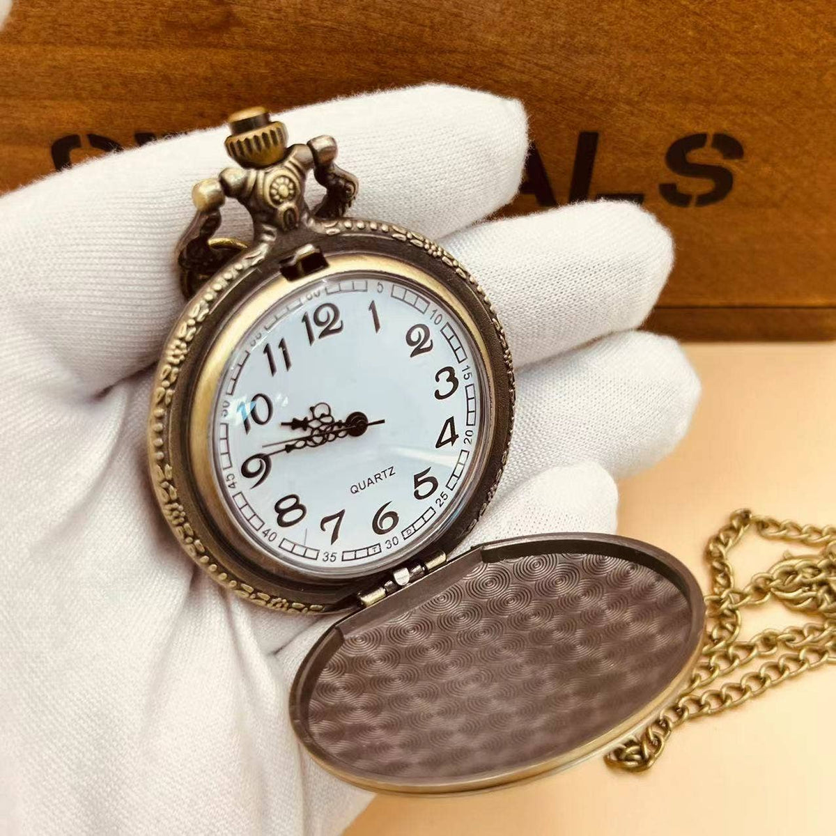 Vintage Bronze Fire Fighter Retro Military Man Watches