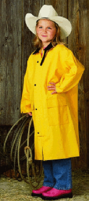 MF Western Double S Childs Yellow Saddle Slicker Style 1213218